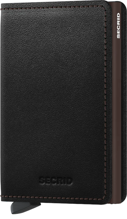 SECRID SLIMWALLET ORIGINAL BLACK-BROWN – Sydney Luggage